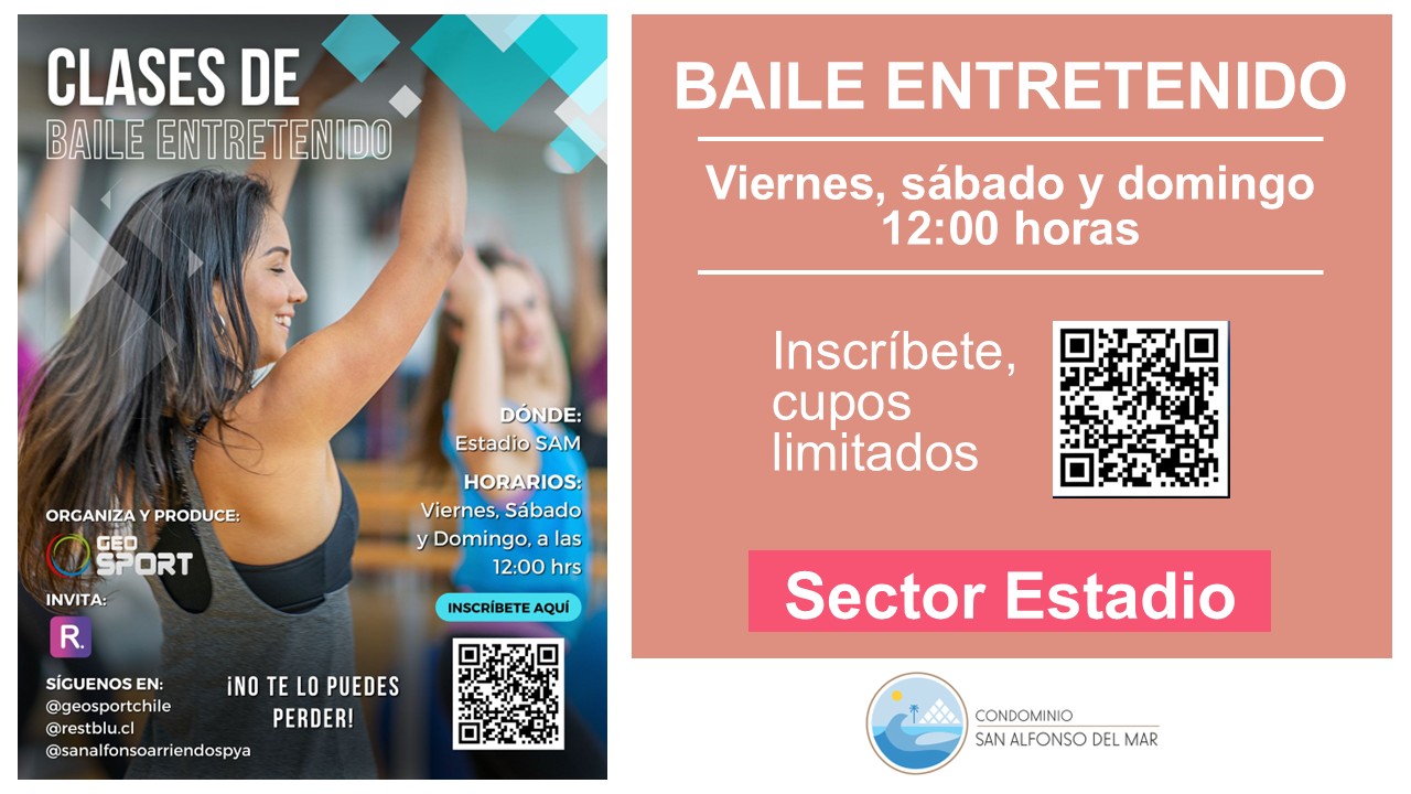Programación Verano 2026 en SAM – Condominio San Alfonso del Mar